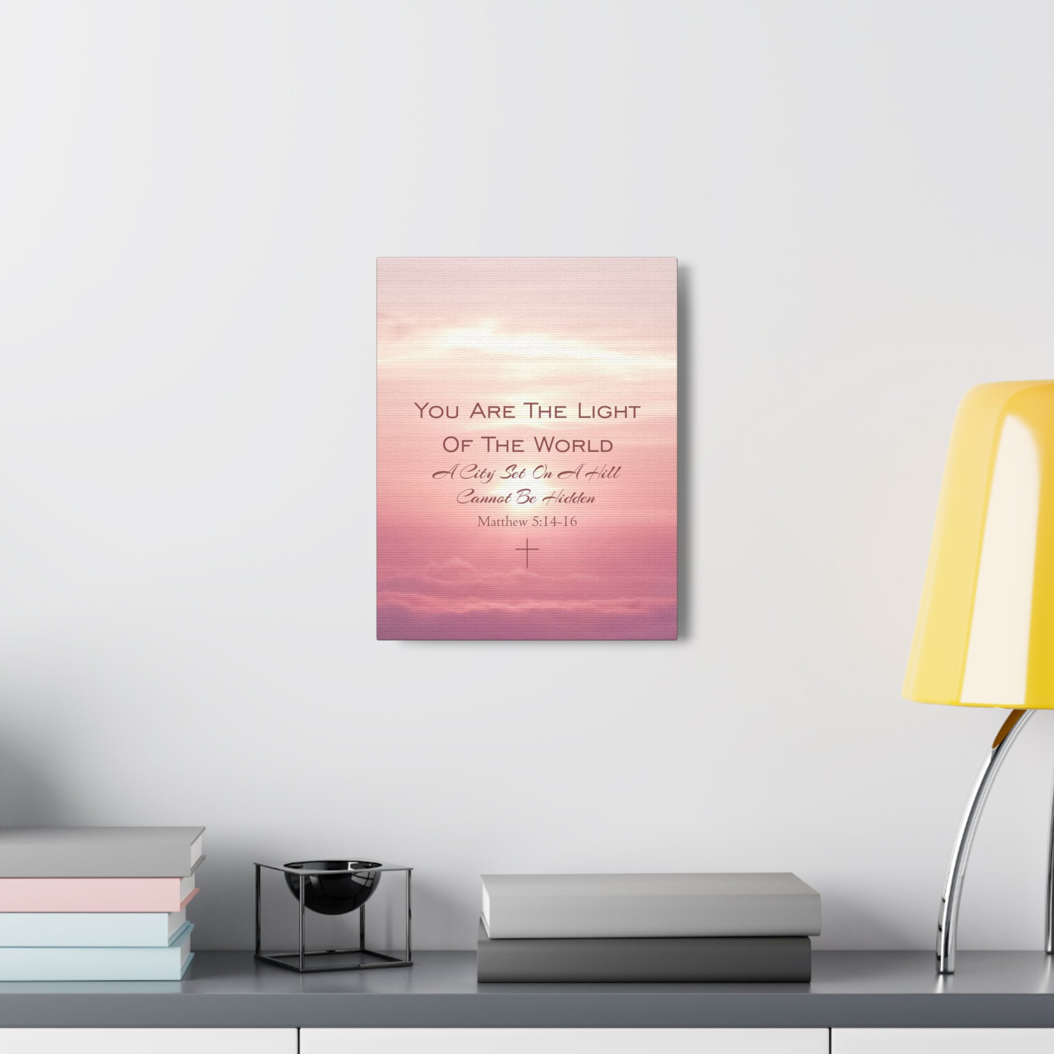 Trinx You Are The Light Matthew 5:14-16 Christian Wall Art Bible Verse ...