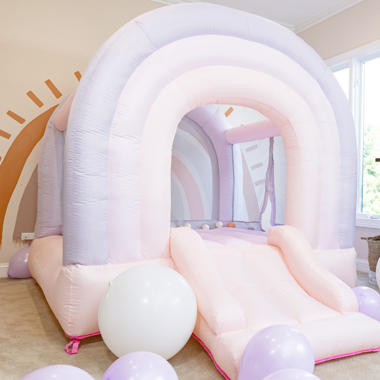Bounceland Daydreamer Cotton Candy Bounce House With Slide & Reviews | Wayfair