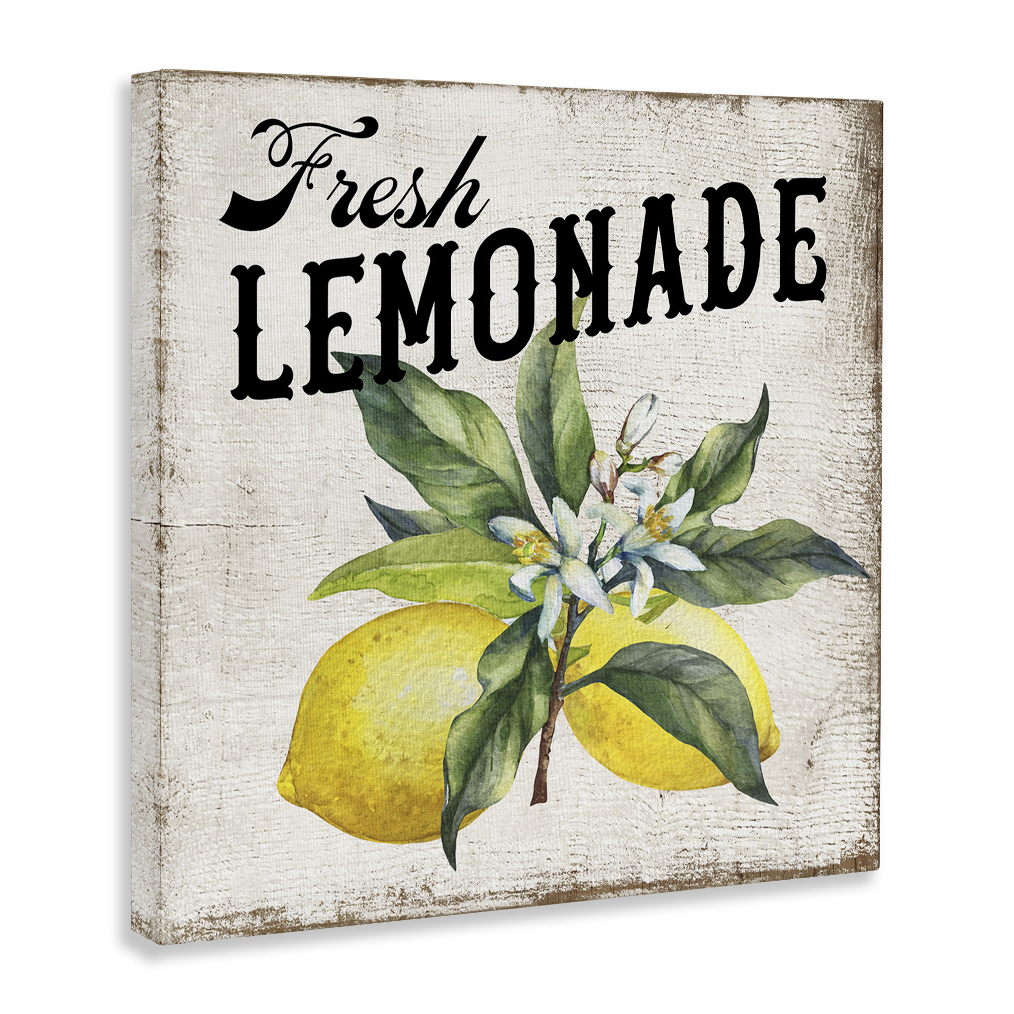 August Grove® Rustic Fresh Lemonade Canvas Wall Art by Creatif Belle bp-611_CN | Wayfair