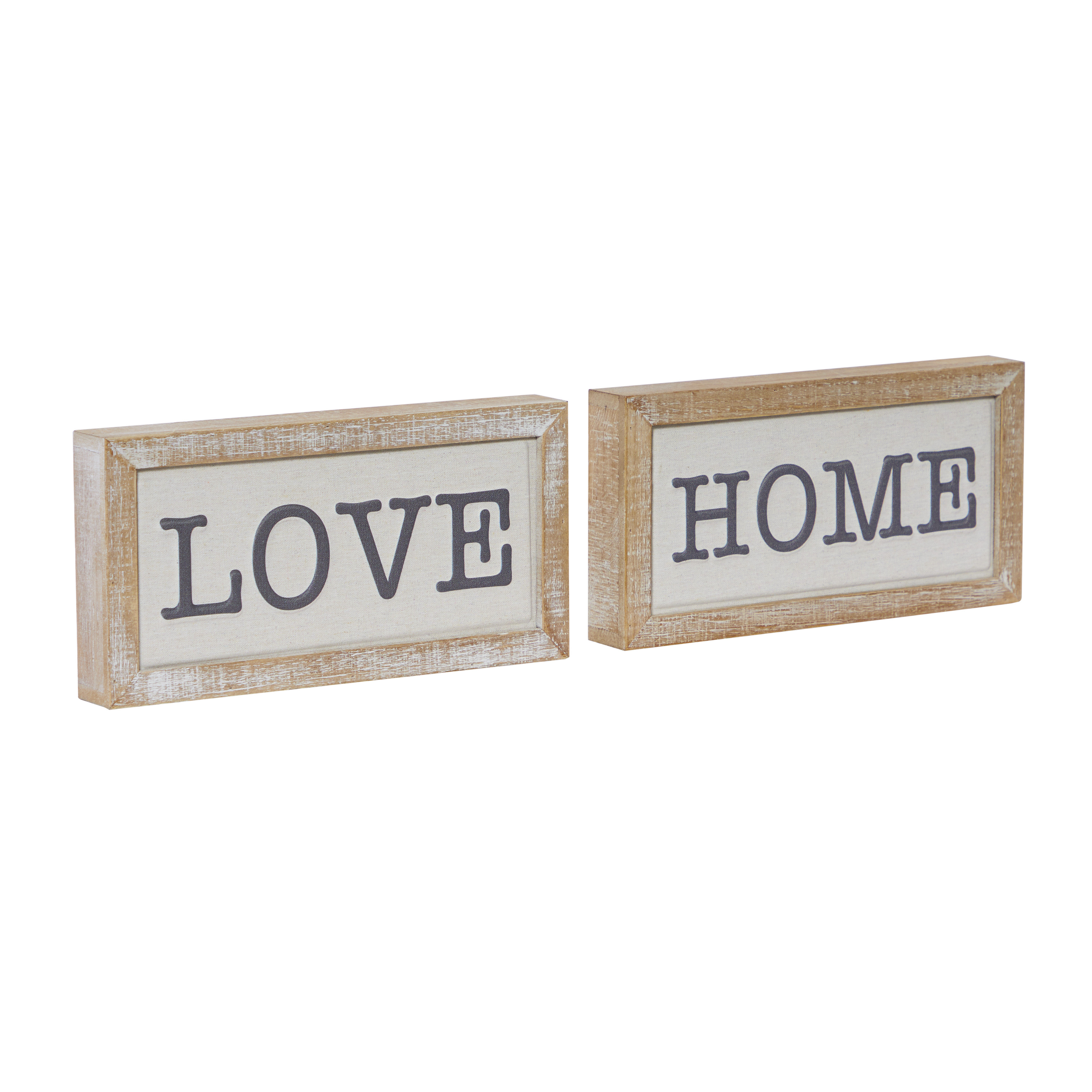 Gracie Oaks 2 Piece Sign Wall Décor Set | Wayfair