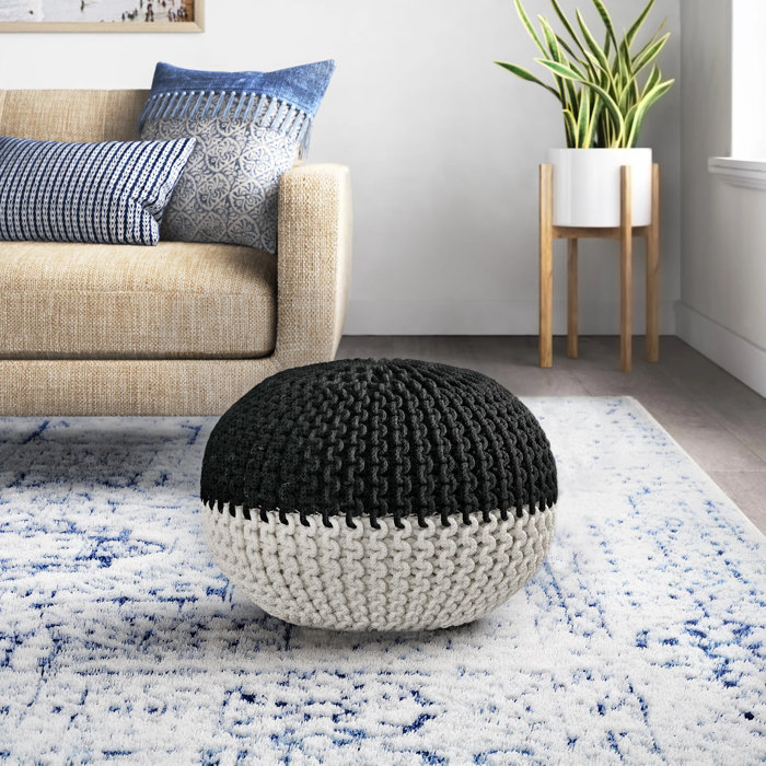 Mistana™ Grimes Upholstered Pouf & Reviews | Wayfair
