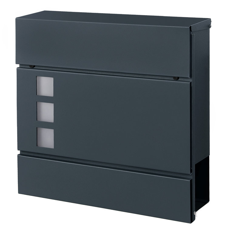 17 Stories Roumen Metal Wall Mounted Post Box | Wayfair.co.uk