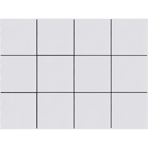 Emser Tile Kaze 12" x 16" Ceramic Grid Wall & Floor Tile | Wayfair