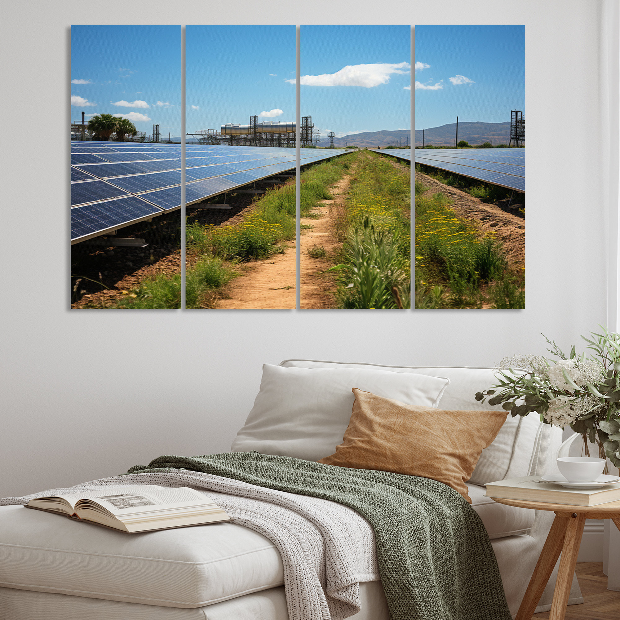Ebern Designs " Solar Panels Renewable Energy I " 4 - Pieces - Wayfair ...