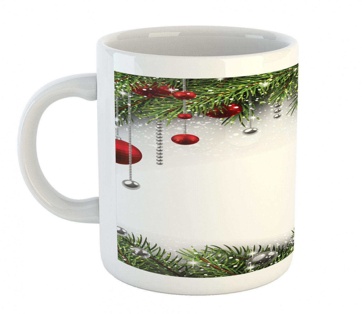 East Urban Home Pine Leaves Ball Coffee Mug | Wayfair