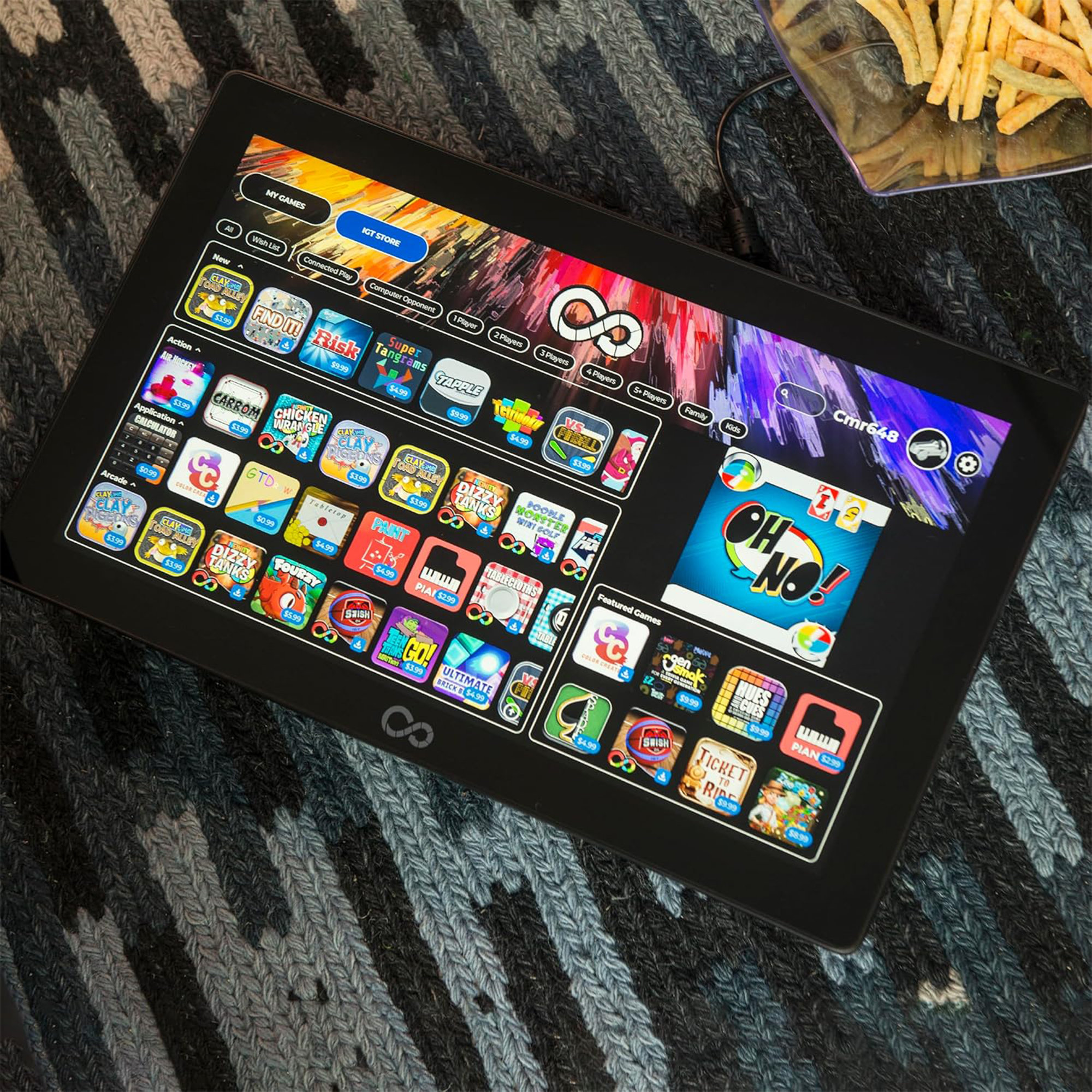 Arcade 1Up Arcade1Up Infinity Game Board Digital Board Games with 18.5 ...