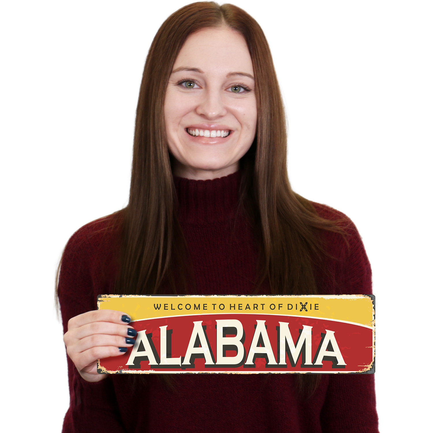 SmartSign Vintage Alabama State Sign | Wayfair