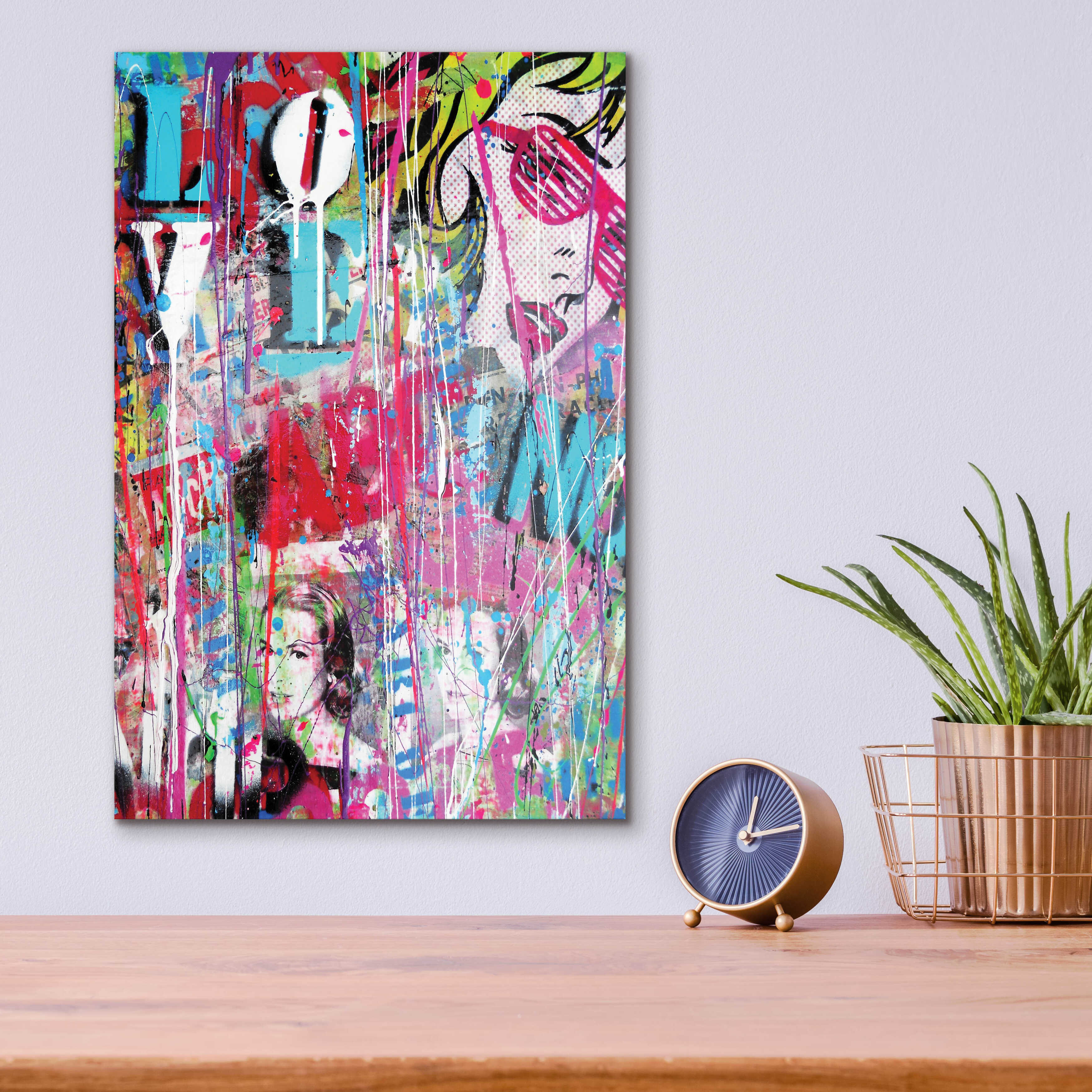 Trinx Epic Art 'Pop Love' By David Drioton, Acrylic Glas Pop Love by ...