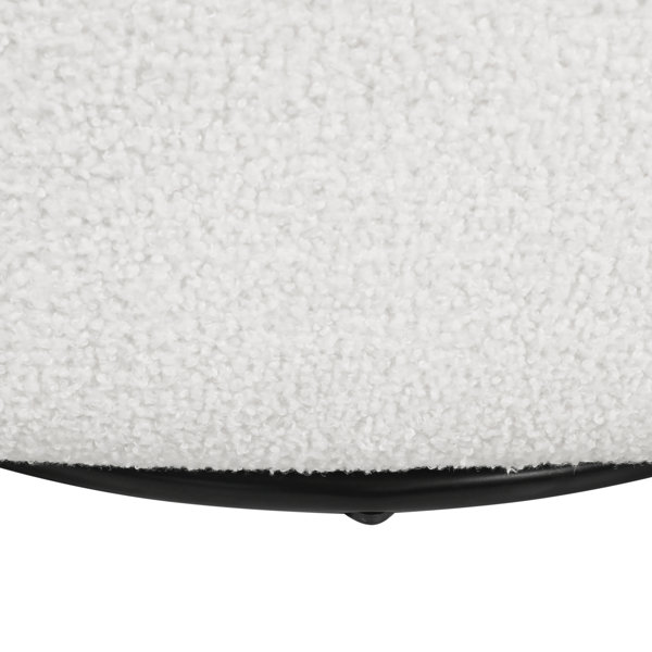 Wade Logan® Bodhe 32.75 inches Wide Boucle Swivel Barrel Chair ...