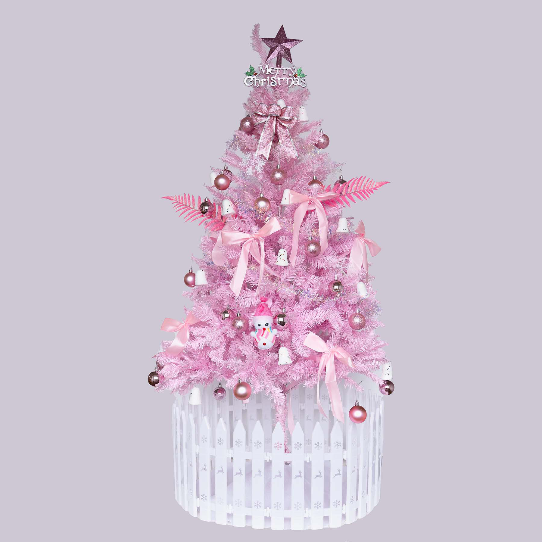 Mercer41 6FT Christmas tree pink | Wayfair