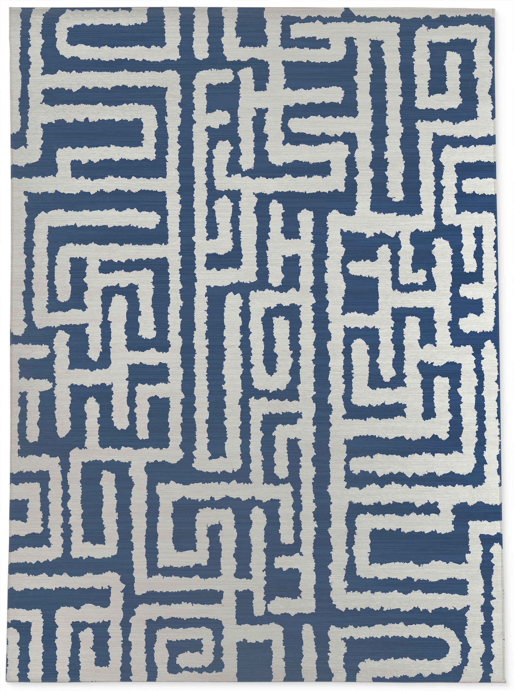 Kavka AMAZE NAVY Geometric Rug | Wayfair