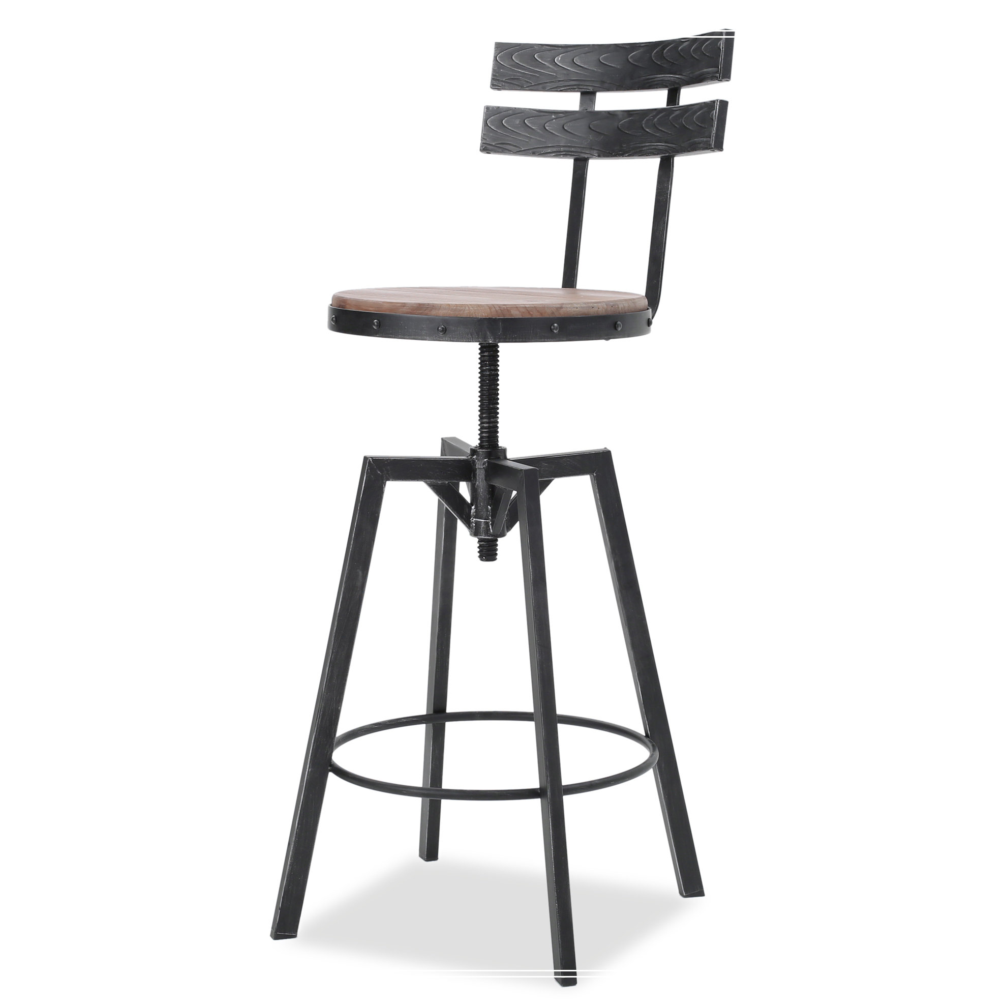 Astoria Grand METAL CHAIR WITH WOODEN SEAT Create a timeless dining ...