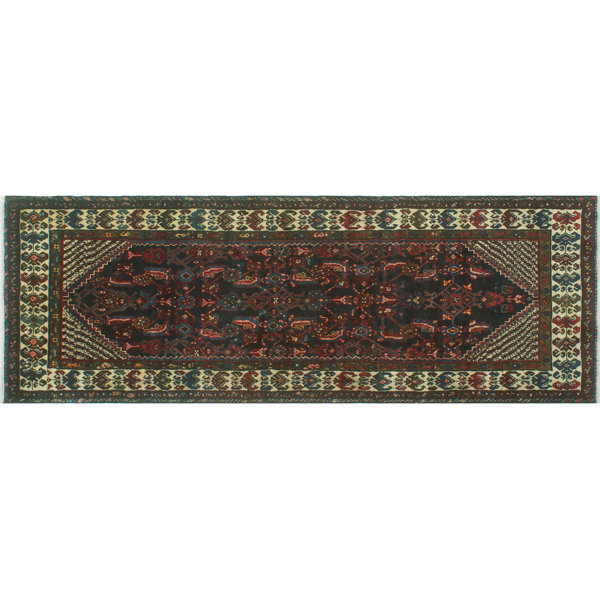 Isabelline Brajan One-of-a-Kind 3'6" X 9'11" 2022 Runner Wool Area Rug ...