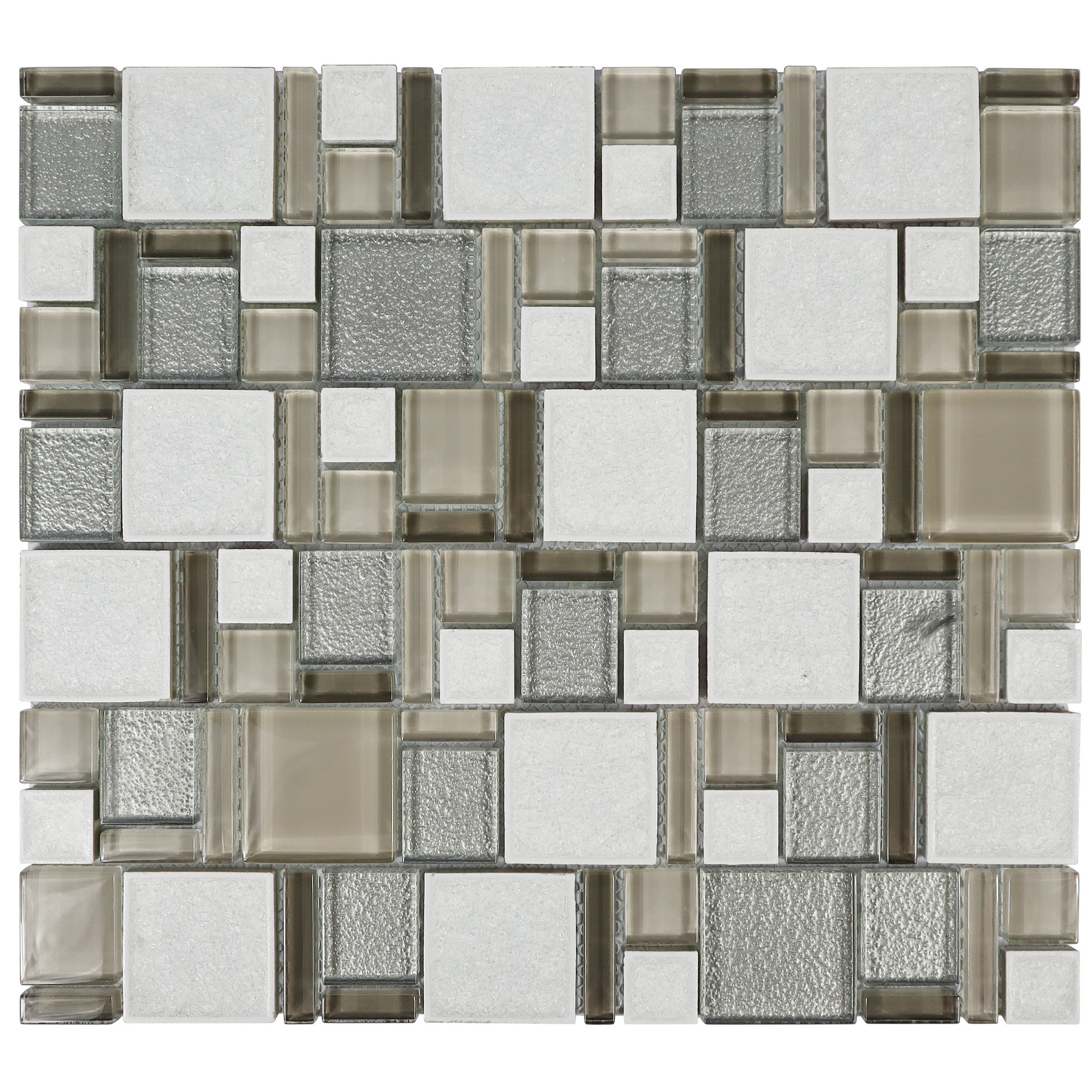 Symple Stuff Random Sized Glass/stone Mosaic Tile & Reviews - Wayfair ...