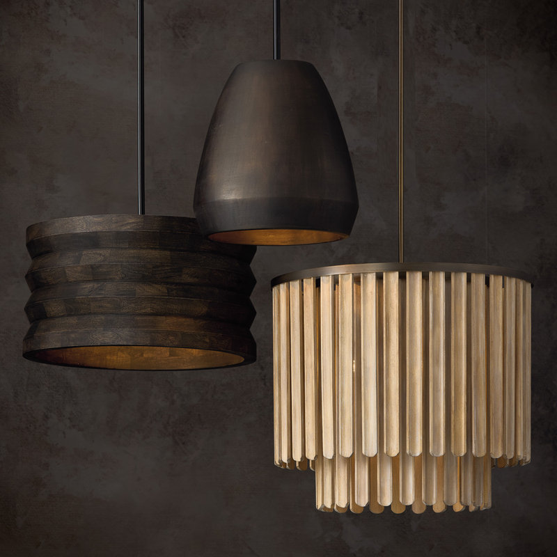 Capital Lighting 22" W x 12" H 1-Light Pendant in Matte Black and ...