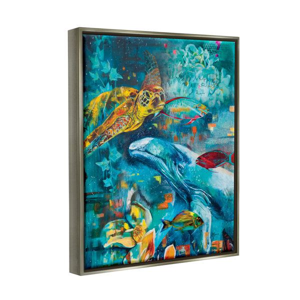 Stupell Industries Ba-477-Floater " Abstract Underwater Creatures " by ...