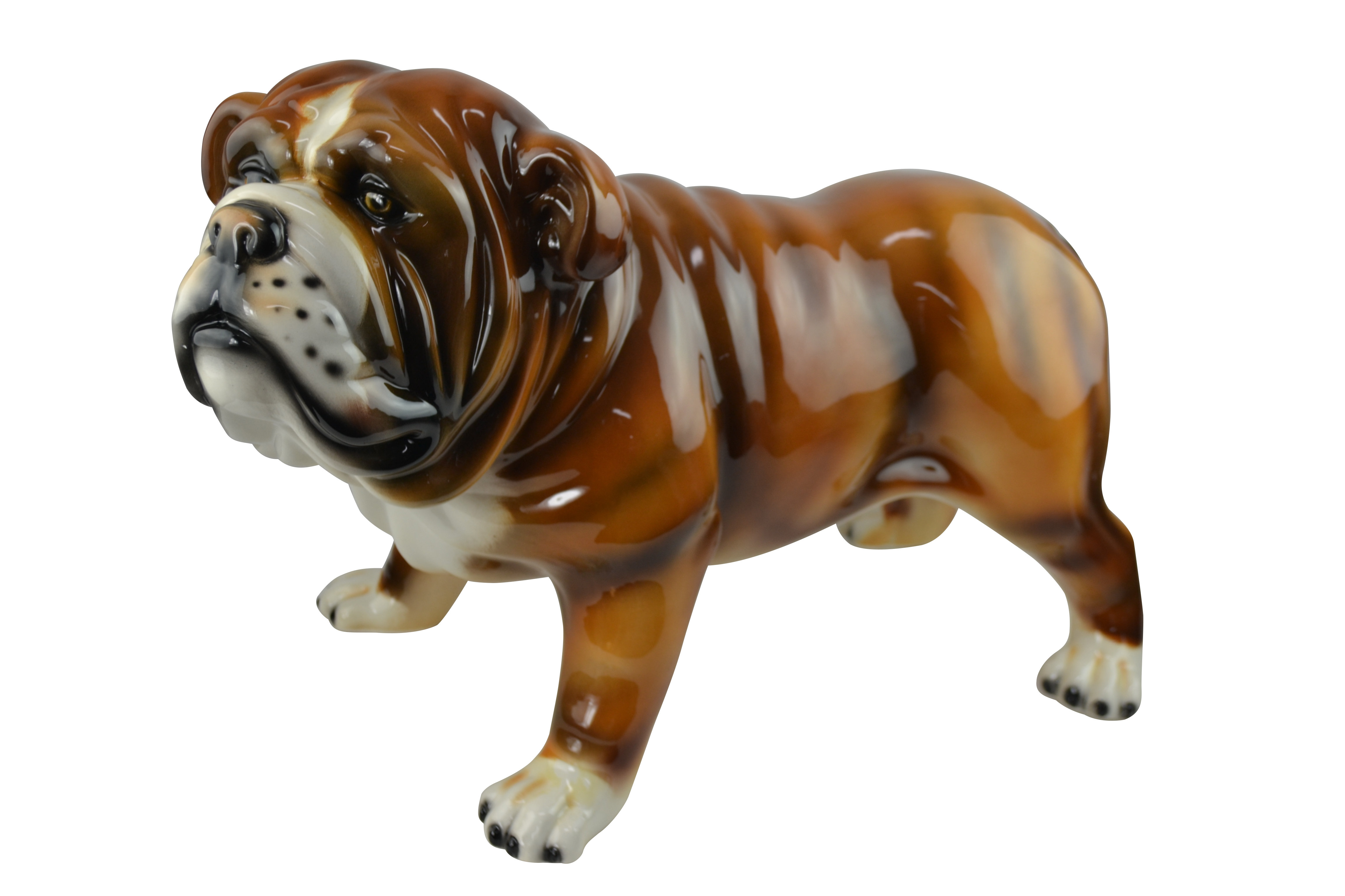 Three Star Im/Ex Inc. Ceramic Bulldog Statue | Wayfair