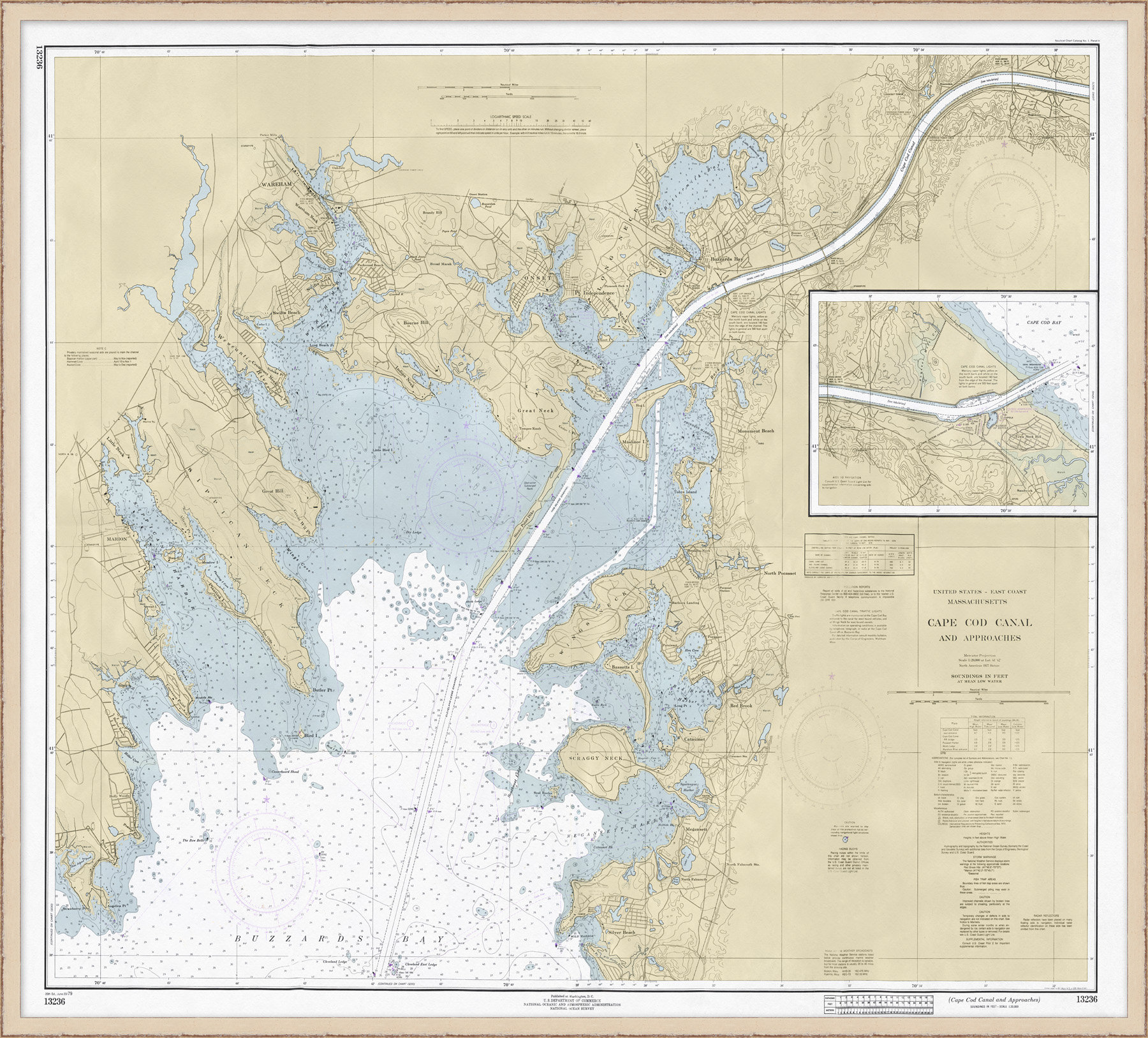 Wendover Art Group Cape Cod Canal - Picture Frame Graphic Art on Paper ...