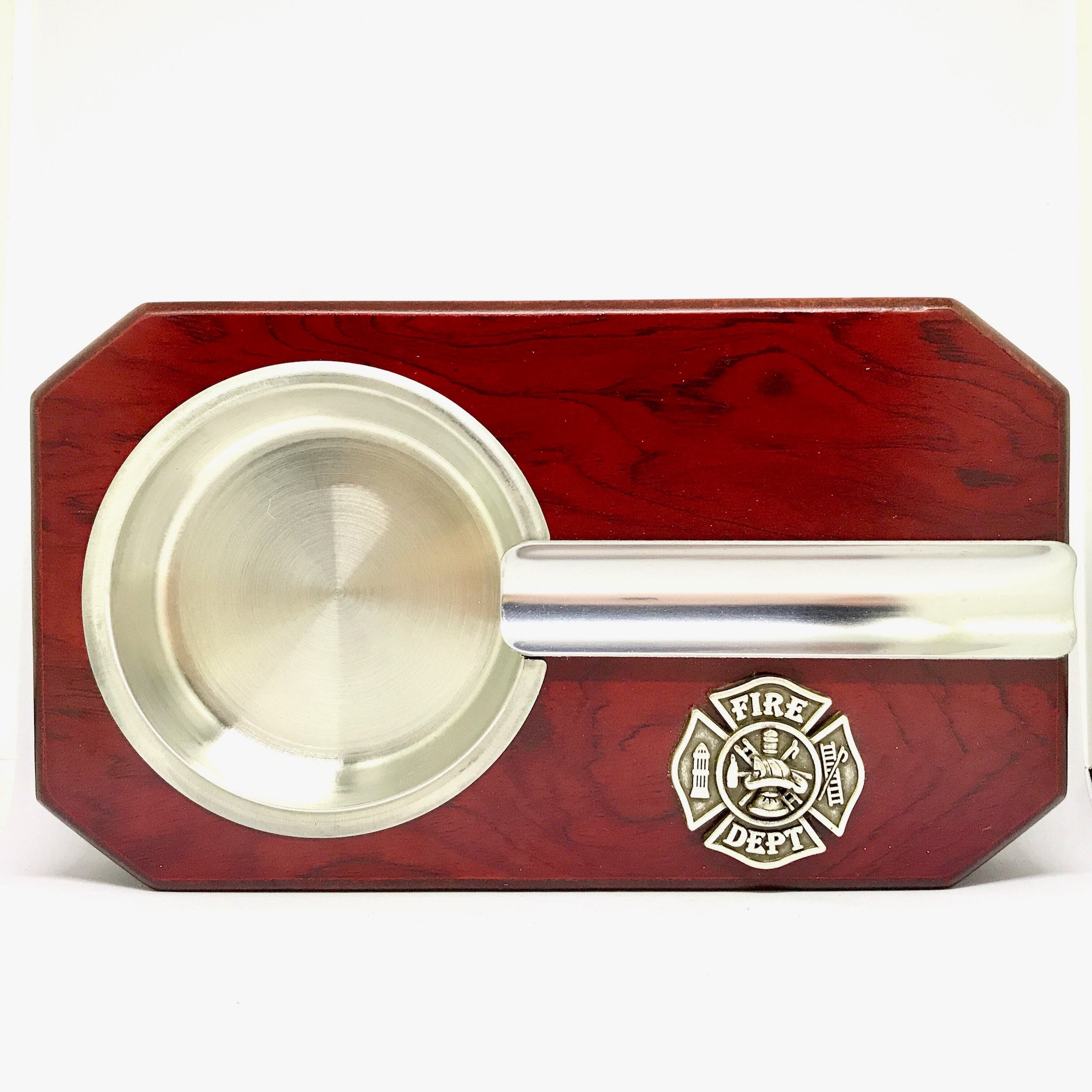 Cigar Cutters by Jim Fireman's Cross Cigar Ashtray - Black | Wayfair