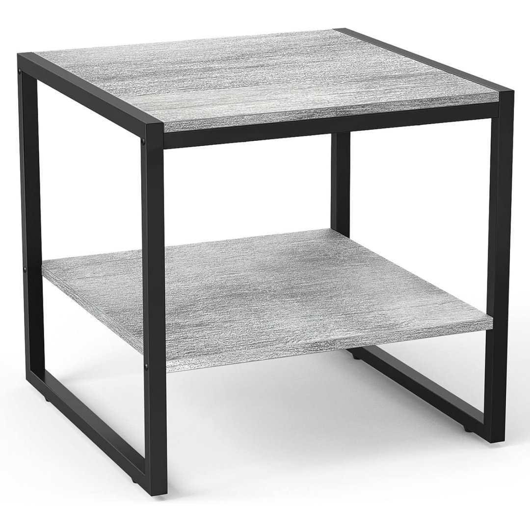Pad Liquidators End Table, 20 Inch Square Side Table Modern Night Stand ...