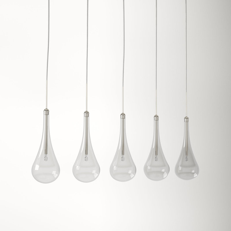 AllModern Deva 5-Light Teardrop Dimmable Pendant & Reviews | Wayfair