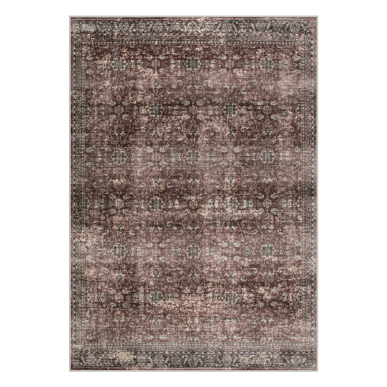 Lark Manor Short Cashmere Vintage Full-Coverage Western Pattern Area ...