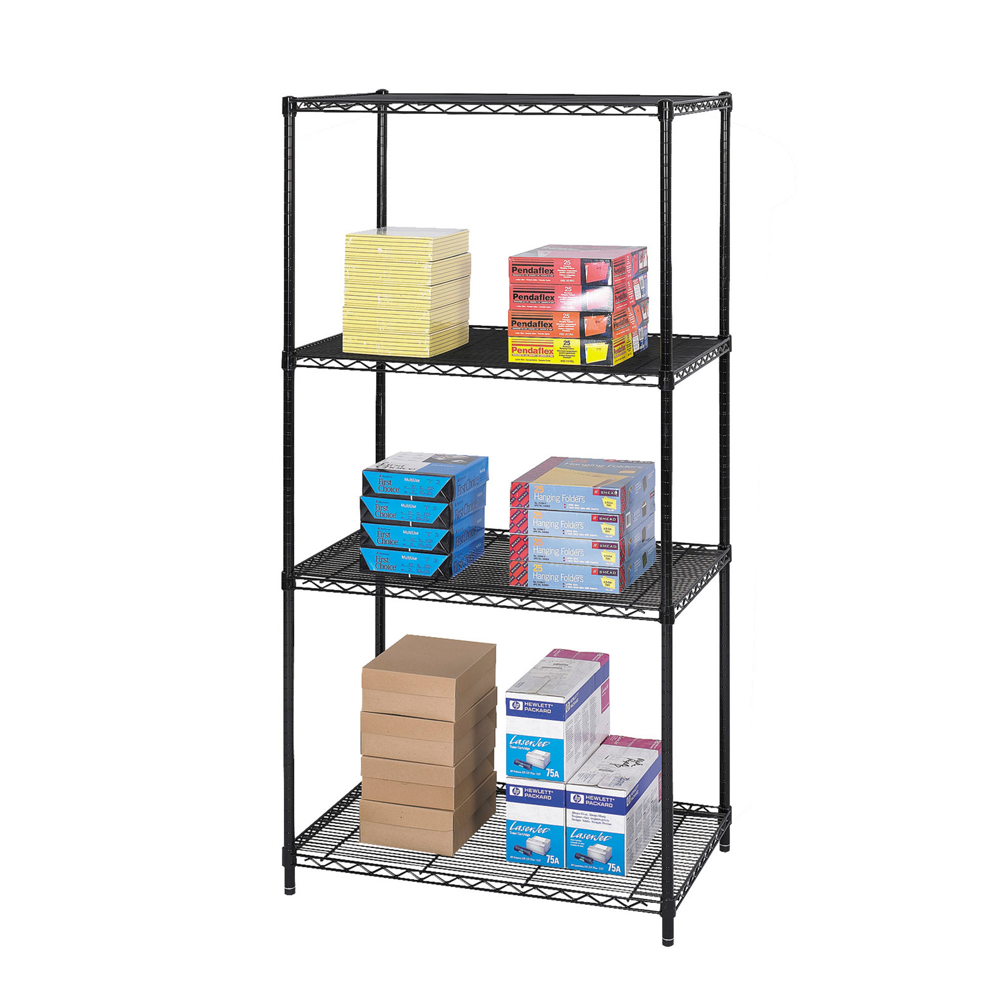 Safco Products Company Industrial 4 SHelf Shelving Unit Starter | Wayfair