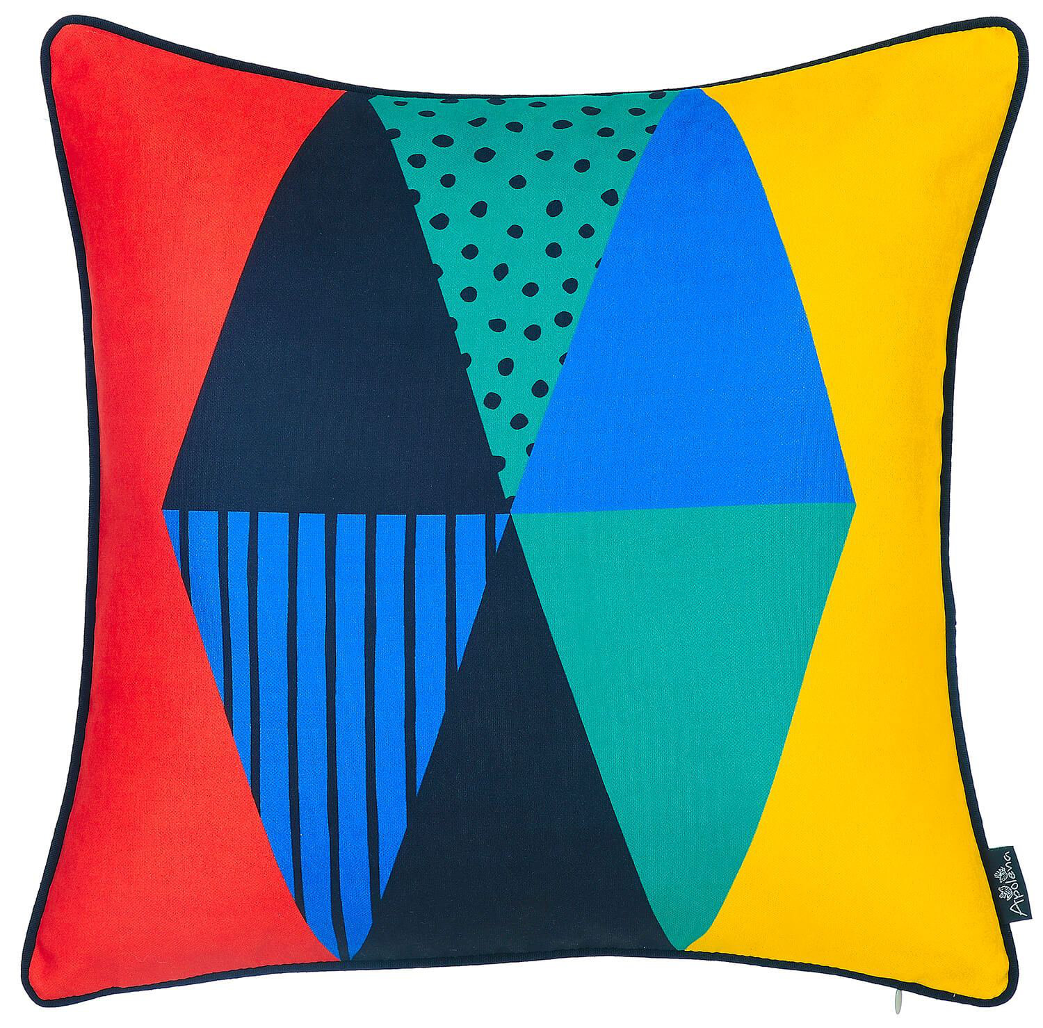 Apolena Memphis Printed Throw Pillow Cover | Wayfair