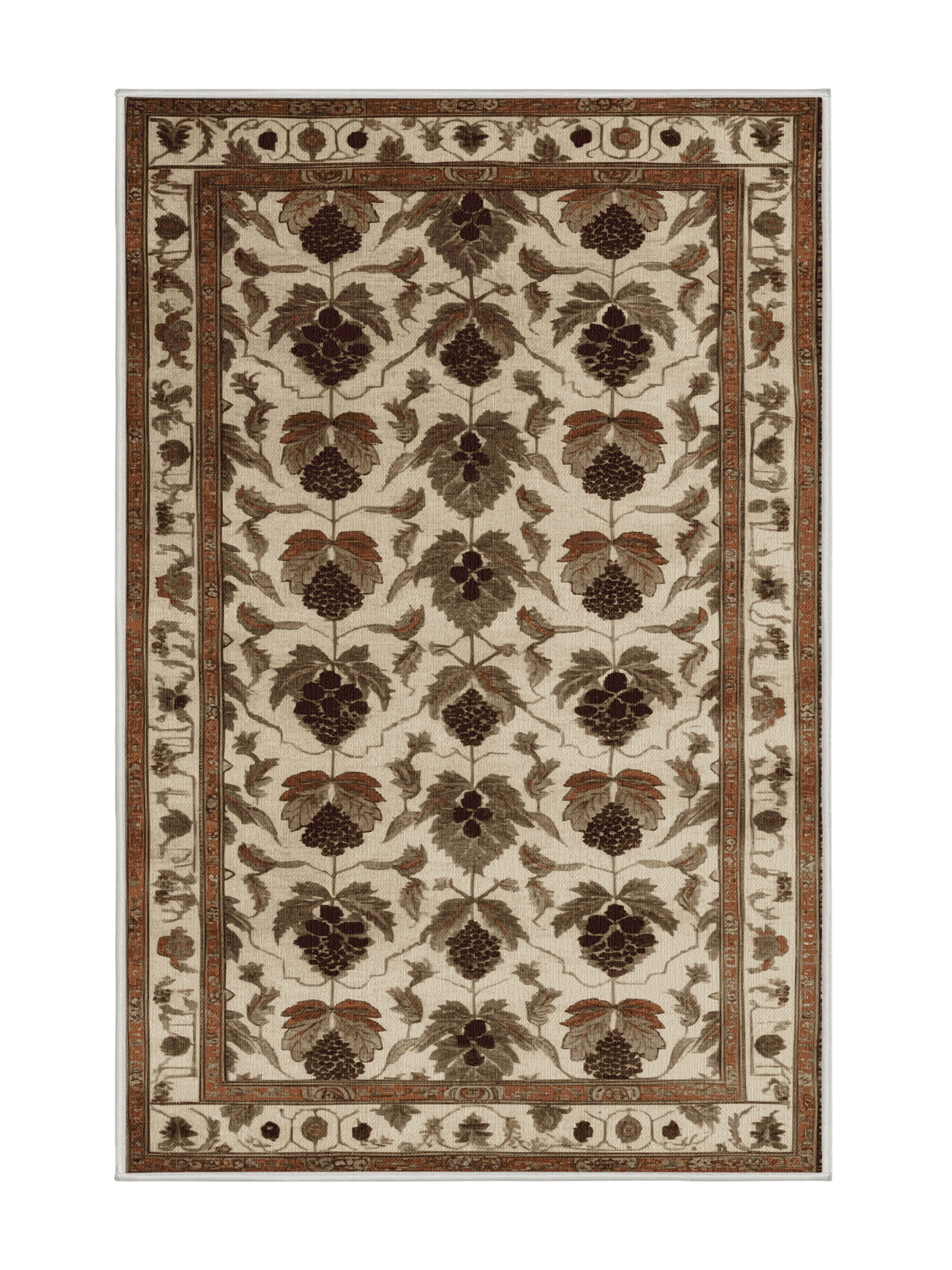 Wildon Home® Machine Washable Art Deco Beige Area Rug | Wayfair