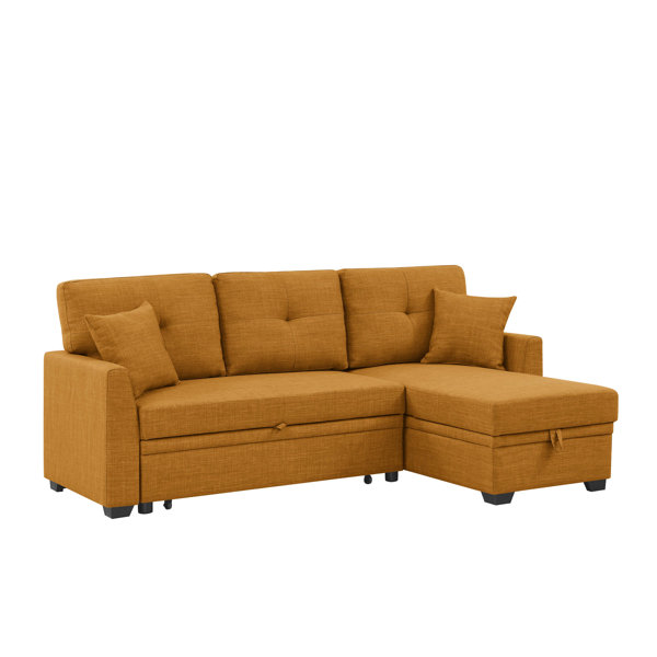 Wade Logan® Barrientez 85'' Upholstered Sleeper Sofa & Reviews | Wayfair