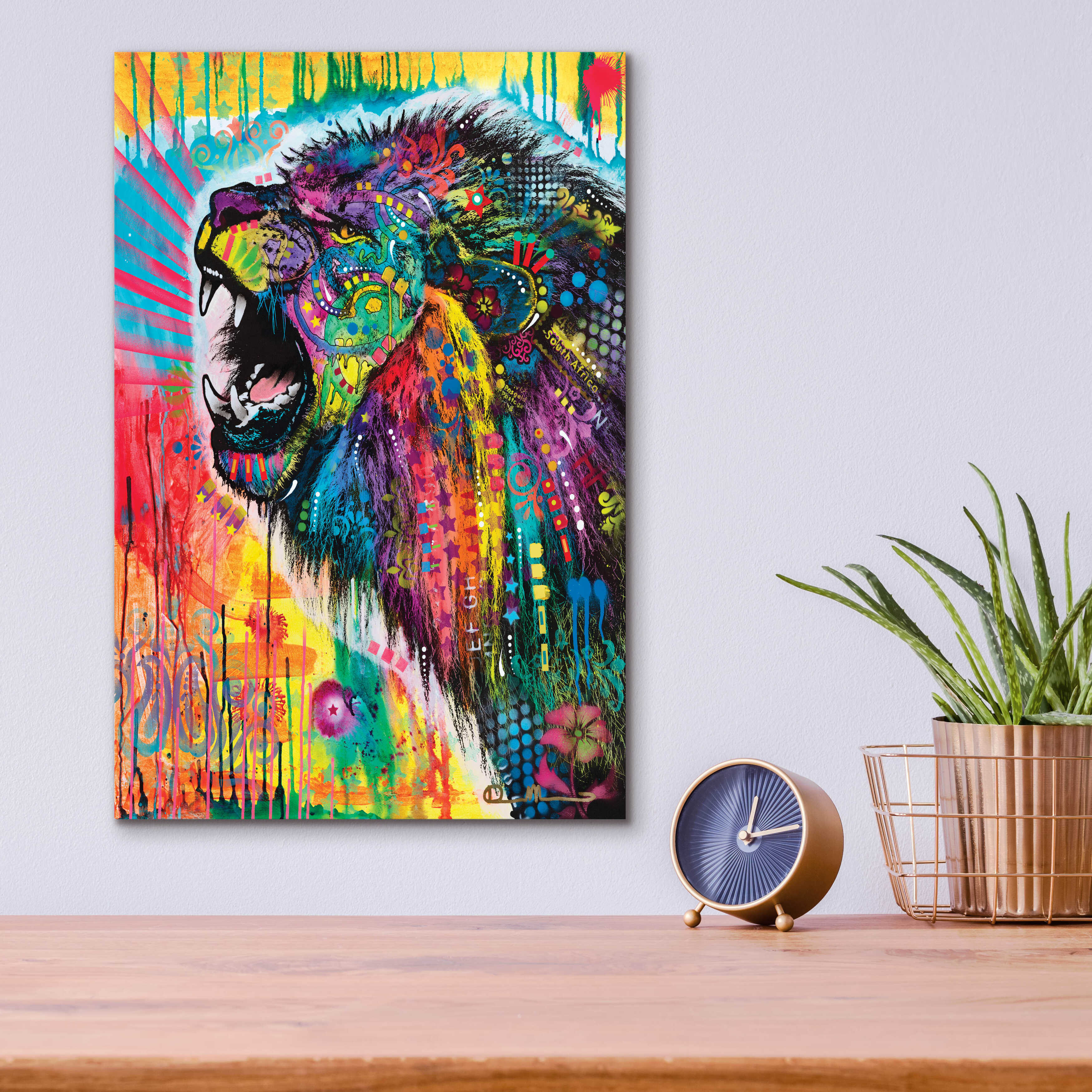 Red Barrel Studio® ''South African Lion'' By Dean Russo, Acrylic Glass ...