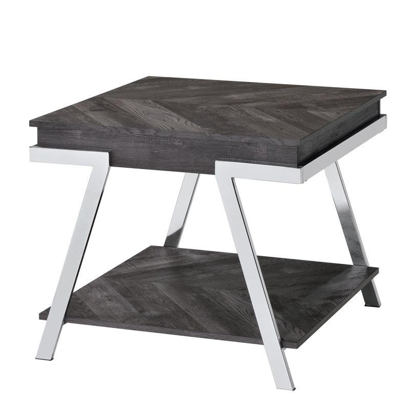 Wade Logan® Adcock End Table with Storage & Reviews | Wayfair