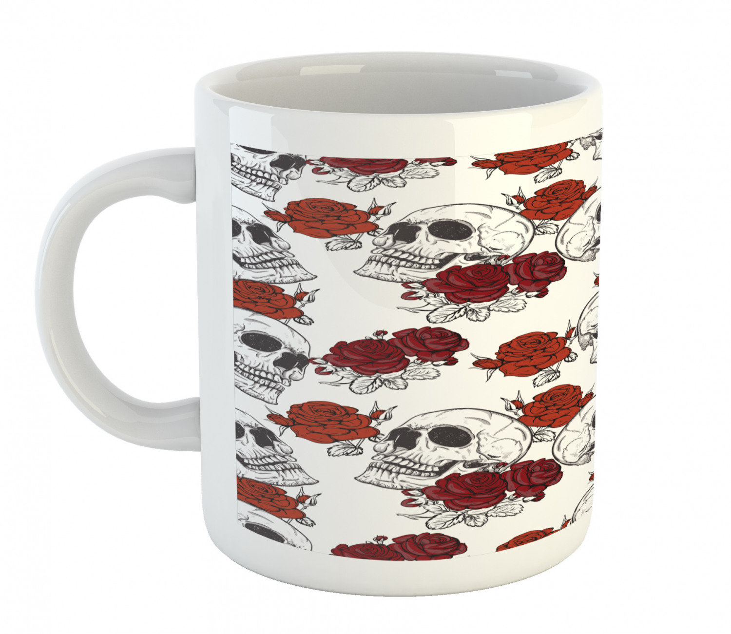 East Urban Home Skull Coffee Mug | Wayfair