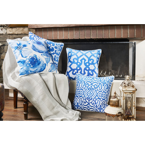 Charlton Home® Lamm Damask Polyester Pillow Cover | Wayfair
