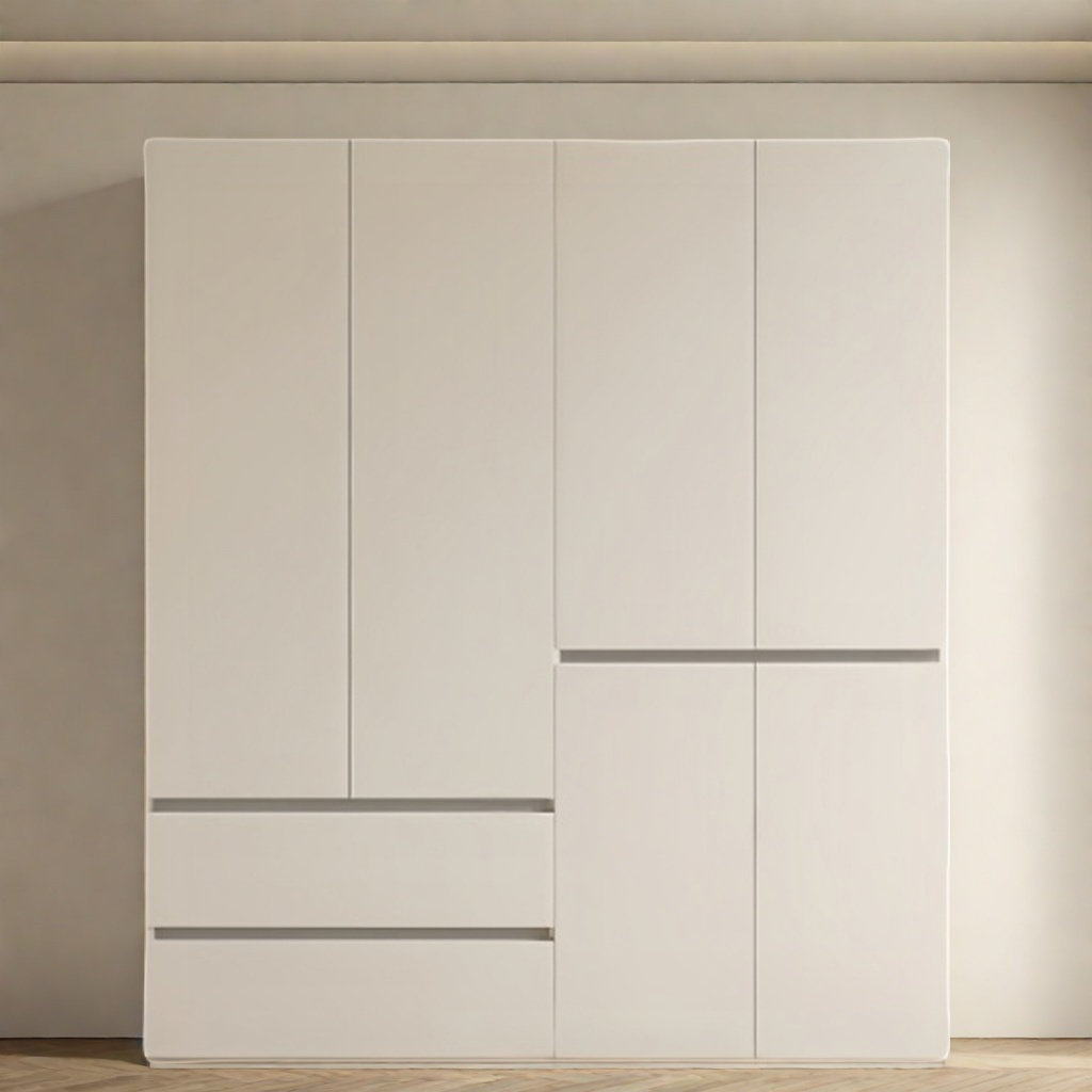 marlao Garde-robe blanche simple et moderne - Wayfair Canada