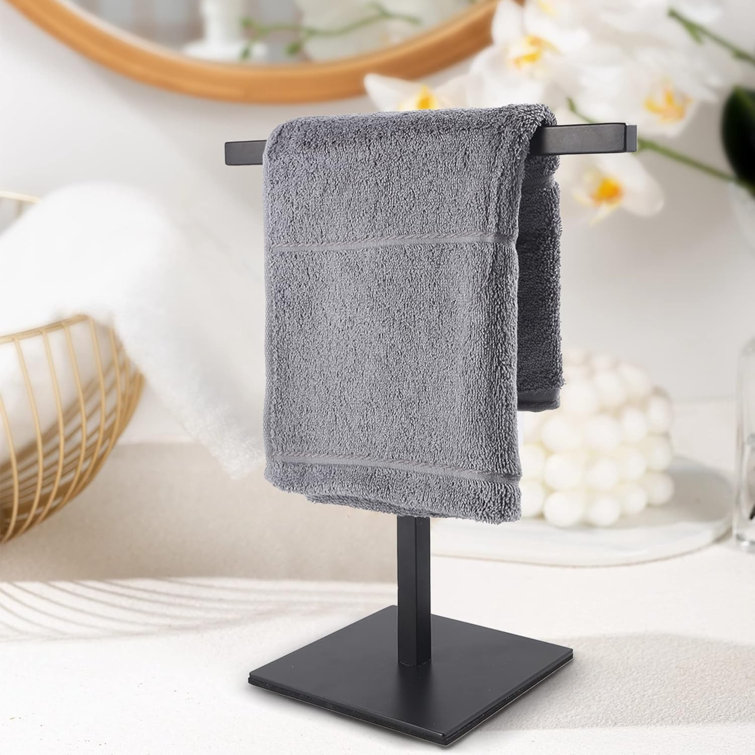 ToccoLeggero Bathroom Hand Towel Holder Stand，T-Shape Hand Towel Holder ...