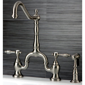 Brushed Nickel Kitchen Faucets | Wayfair
