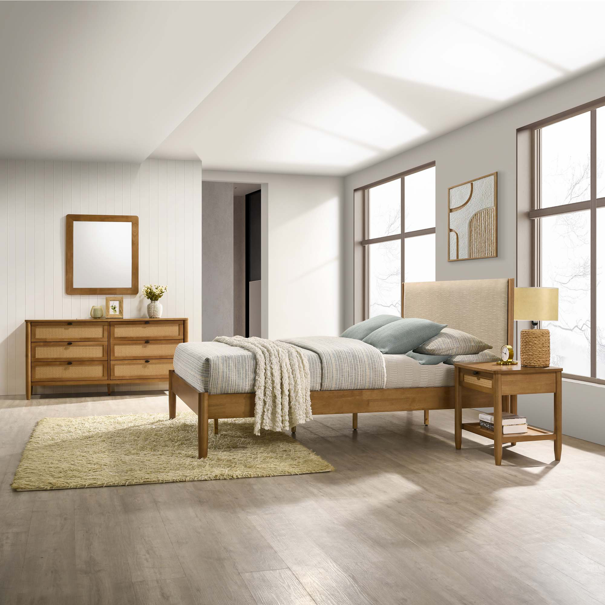 Latitude Run® Rubberwood Bedroom Set | Wayfair