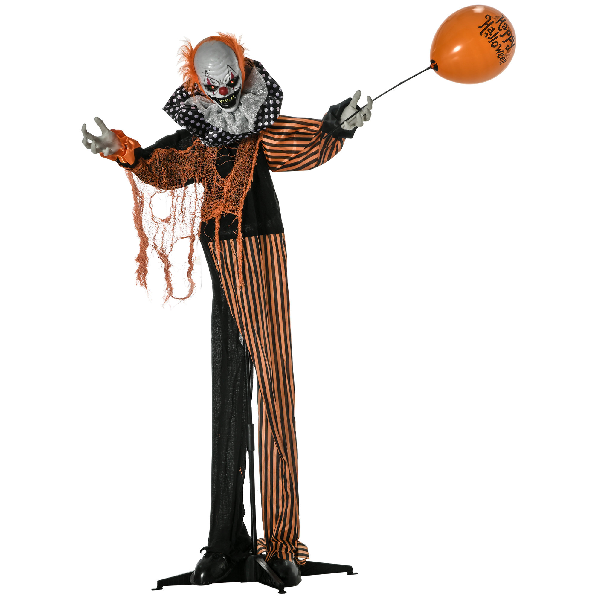 The Holiday Aisle® Halloween Decorations Talking Circus Clown With A ...