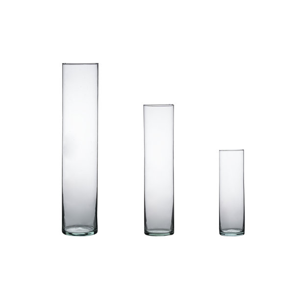 Symple Stuff Glass Cylinder Set 40/8,6,30/7,20/6 | Wayfair.co.uk