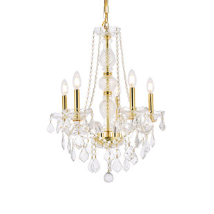 Gold Chandeliers You'll Love - Wayfair Canada