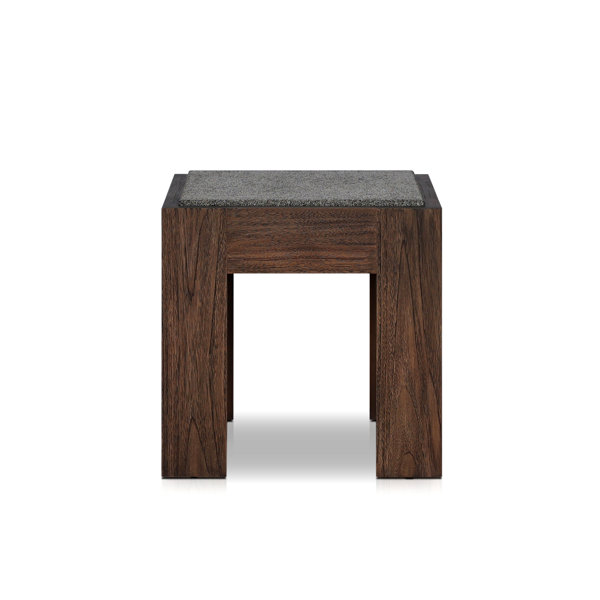 Jasiah 20'' Stone Outdoor Side Table | AllModern