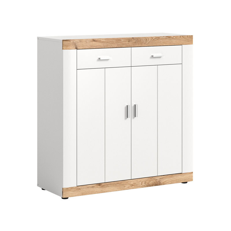 Latitude Run Guerneville 101cm Wide 2 Drawer Highboard | Wayfair.co.uk
