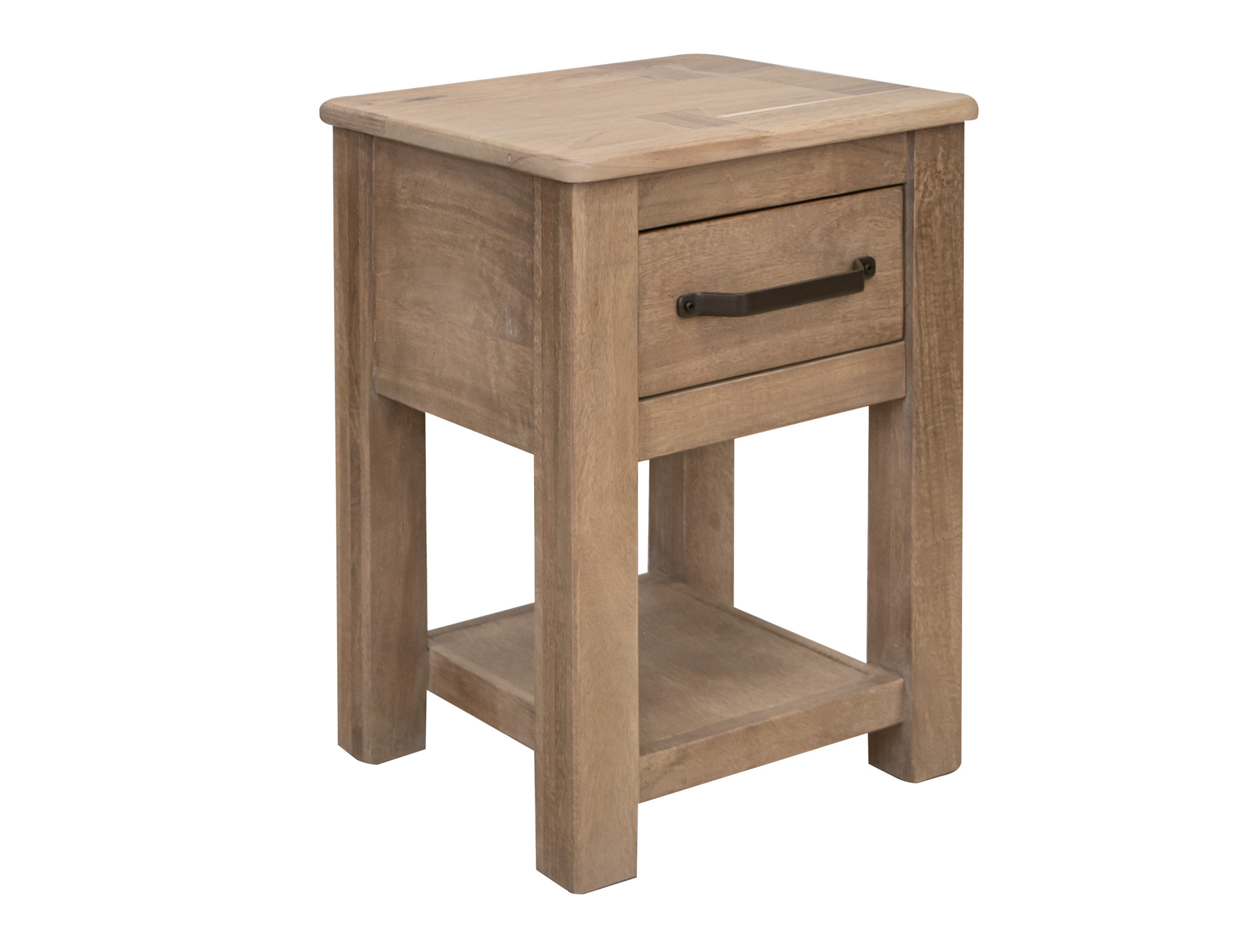 Millwood Pines Essa Solid Wood End Table with Storage | Wayfair