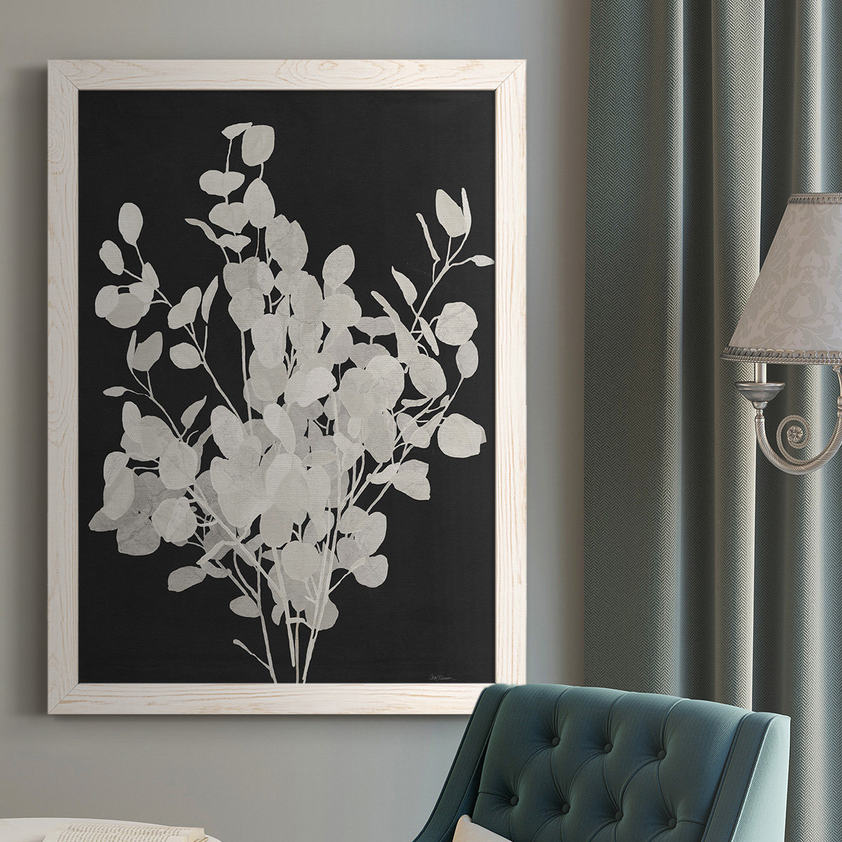 Red Barrel Studio® Misty Branches II Framed On Canvas Print | Wayfair