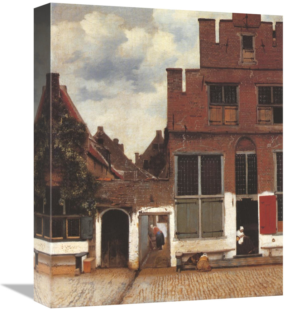 East Urban Home The Little Street Wrapped Canvas Graphic Art Print ...