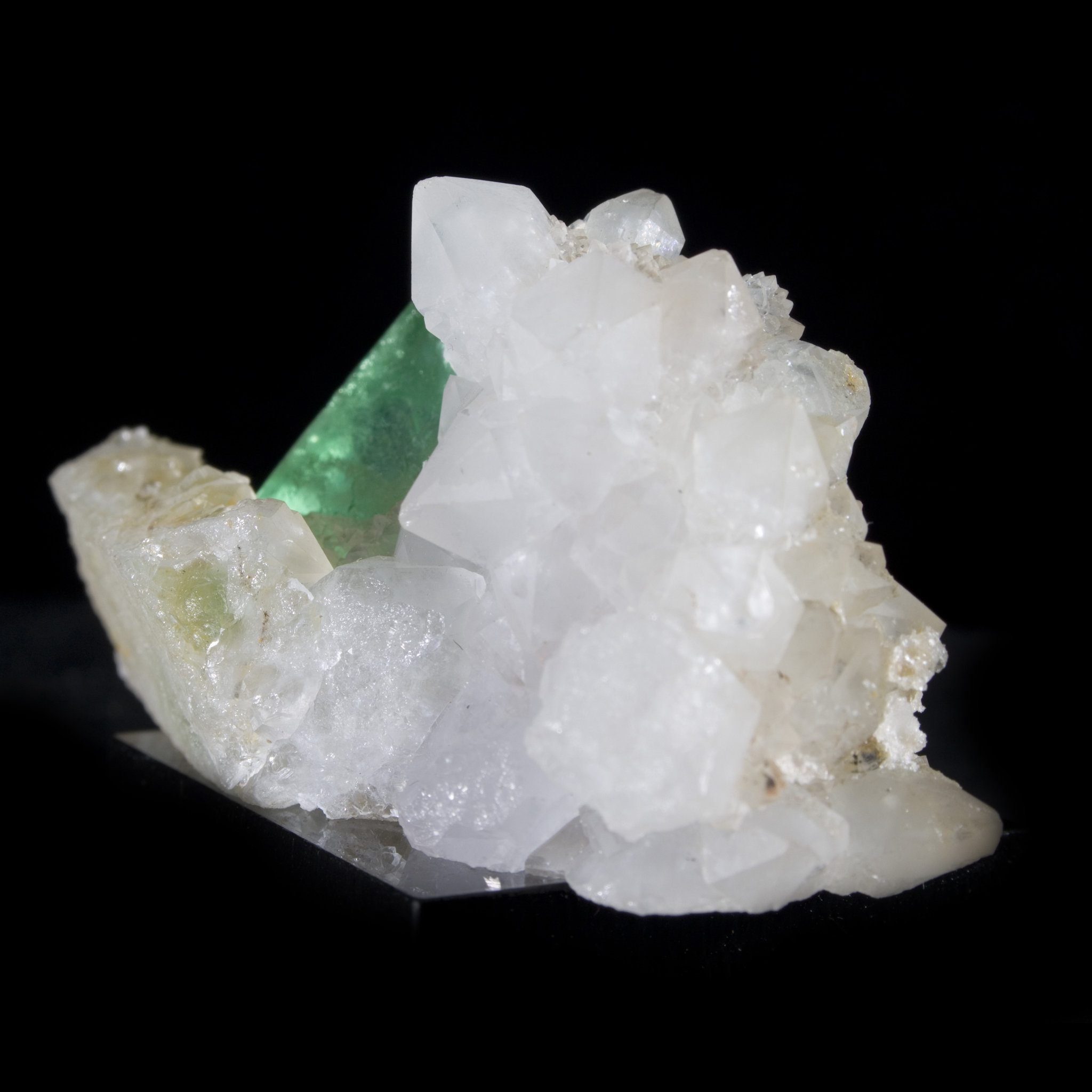Dakota Fields Fluorite Octahedron On Quartz | Wayfair