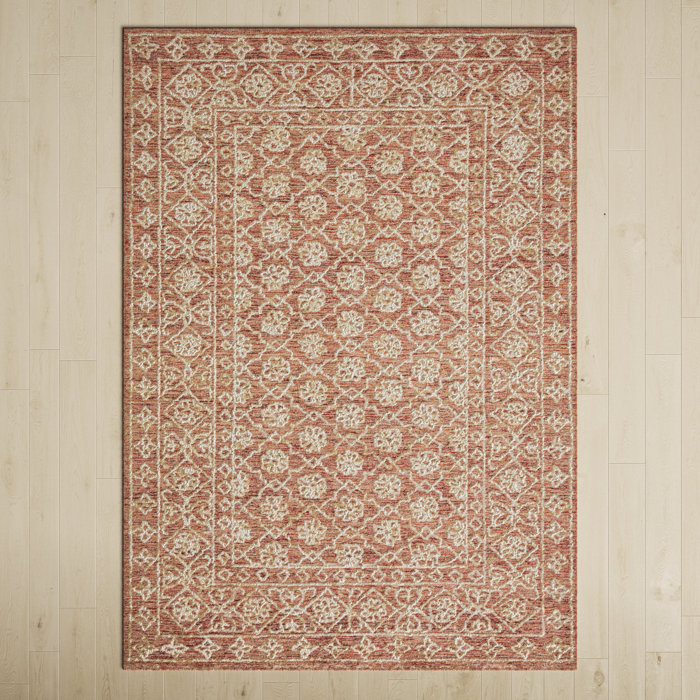 Millcreek Wool Rust/Natural Rug & Reviews | Birch Lane
