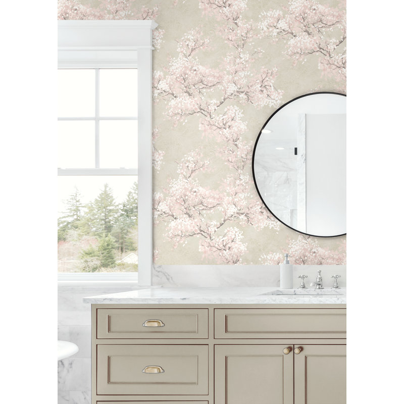 Lark Manor Alaster Peel & Stick Floral Roll & Reviews | Wayfair