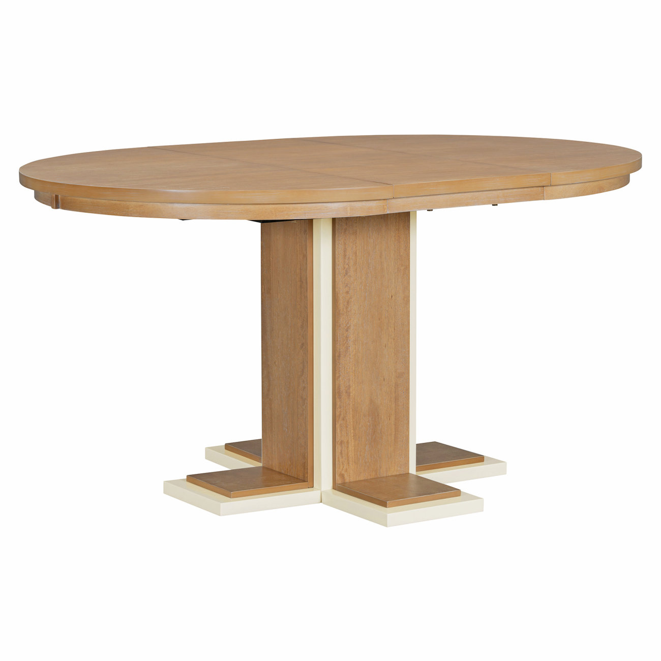 Hokku Designs Modern TREXM Extendable Dining Table With A 16-Inch ...